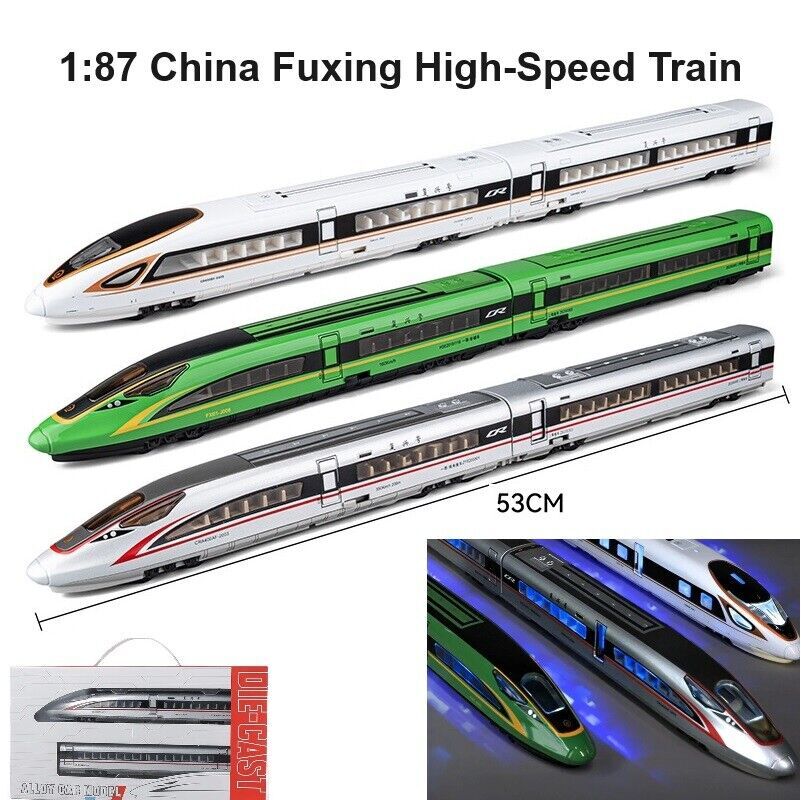 WOWMART.COM.AU -1:87 China Fuxing High-Speed Bullet Train Model Sound ...