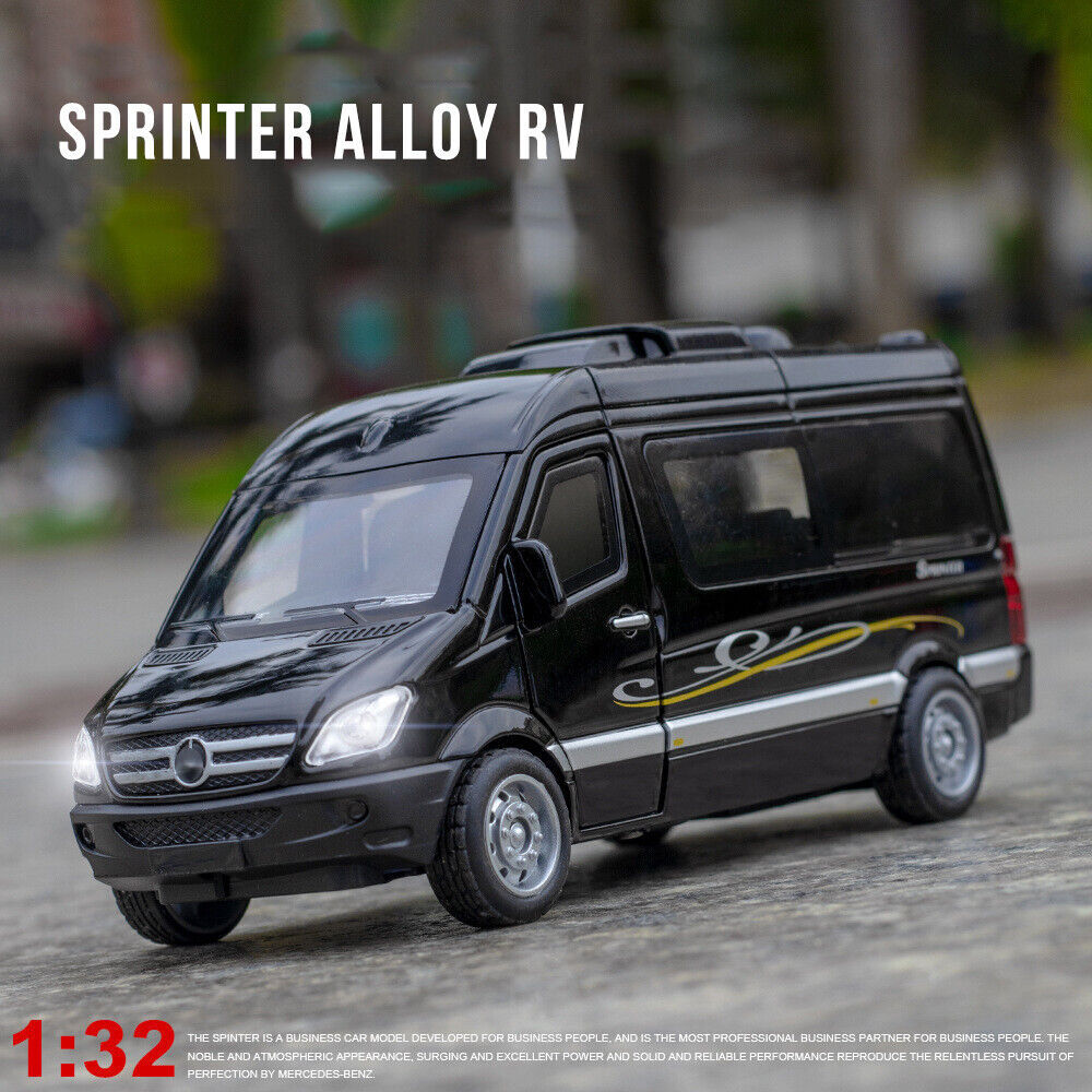 WOWMART.COM.AU - 1:32 Alloy Mercedes Benz Sprinter RV Car Van Model ...