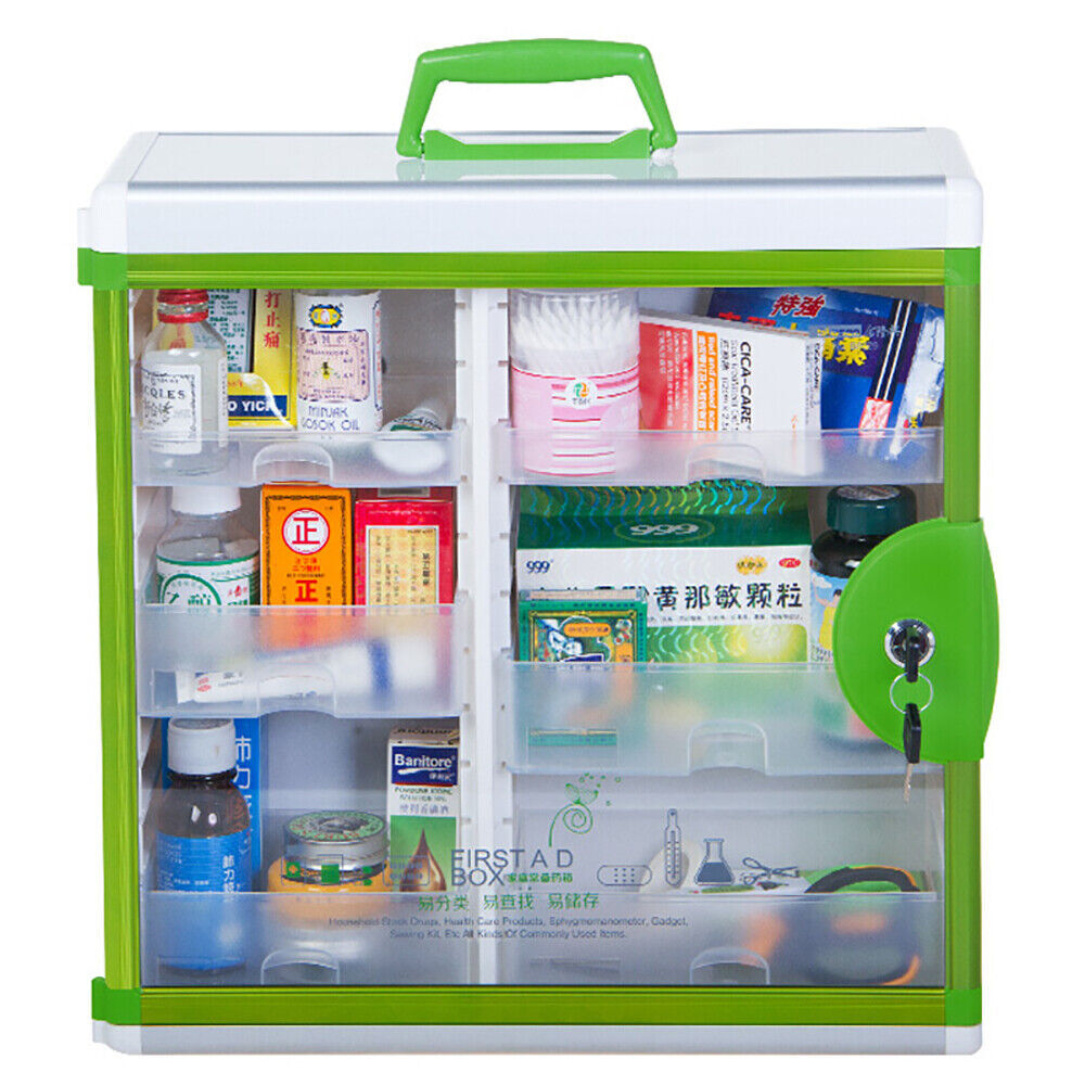 WOWMART.COM.AU -Portable Family Office Lockable Medicine Storage Box ...