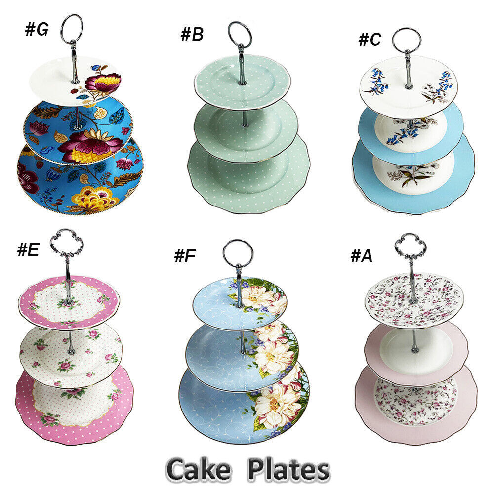 WOWMART.COM.AU- Elegant Fine Bone China High Tea Stand Snack Cake ...