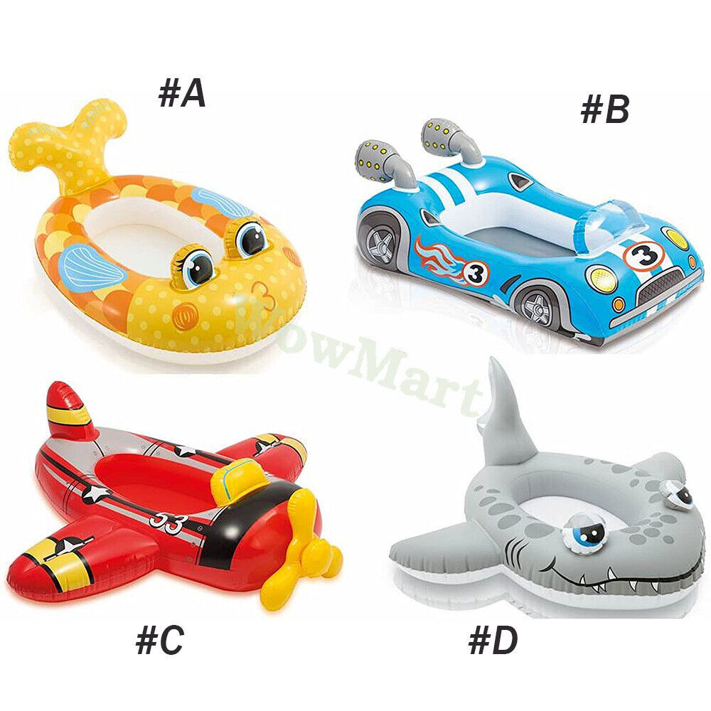 Intex Kid Beach Pool Toy Float Boat Raft Multi-Choice Race Car ...