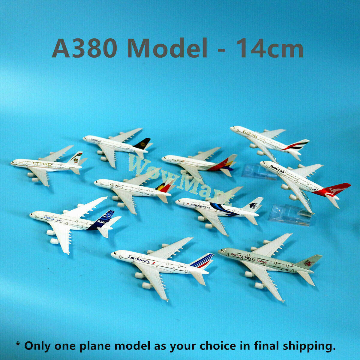 WOWMART.COM.AU -Super Quality Metal Aluminium A380 Aircraft Plane Model ...